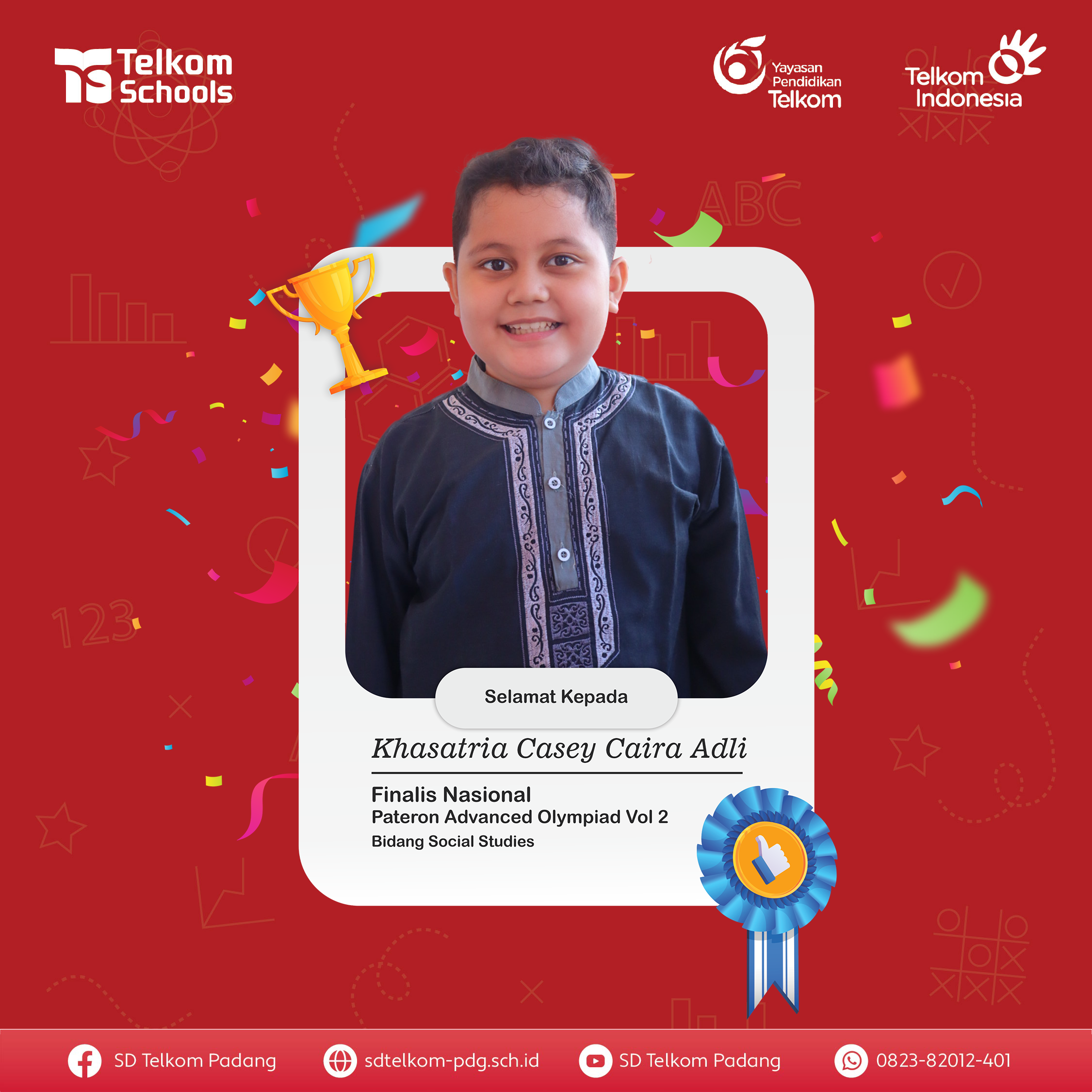 Finalis Pateron Advanced Olympiad Vol 2 – SD TELKOM PADANG